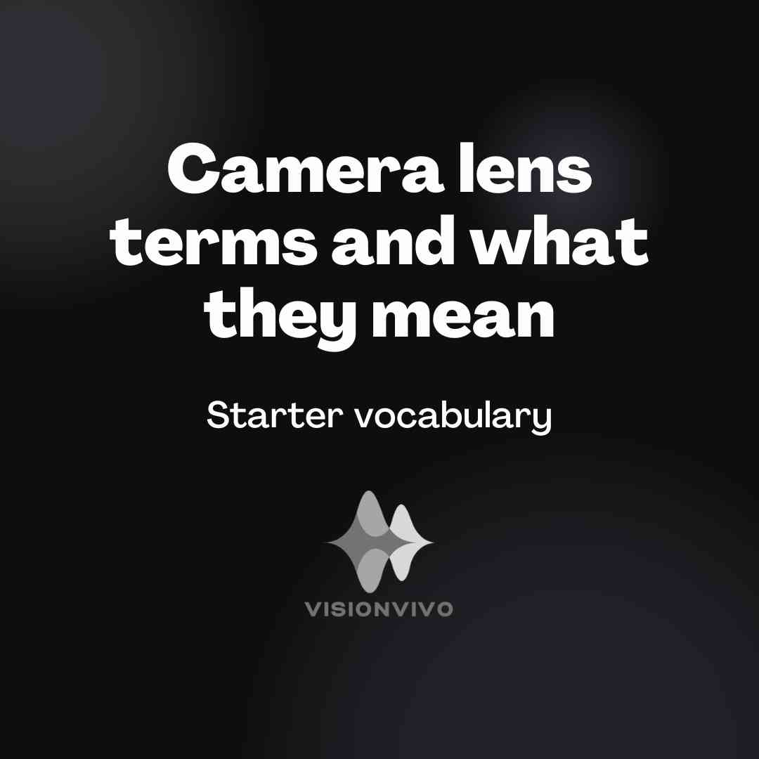 Camera lens terms and what they mean - Grow your business exposure